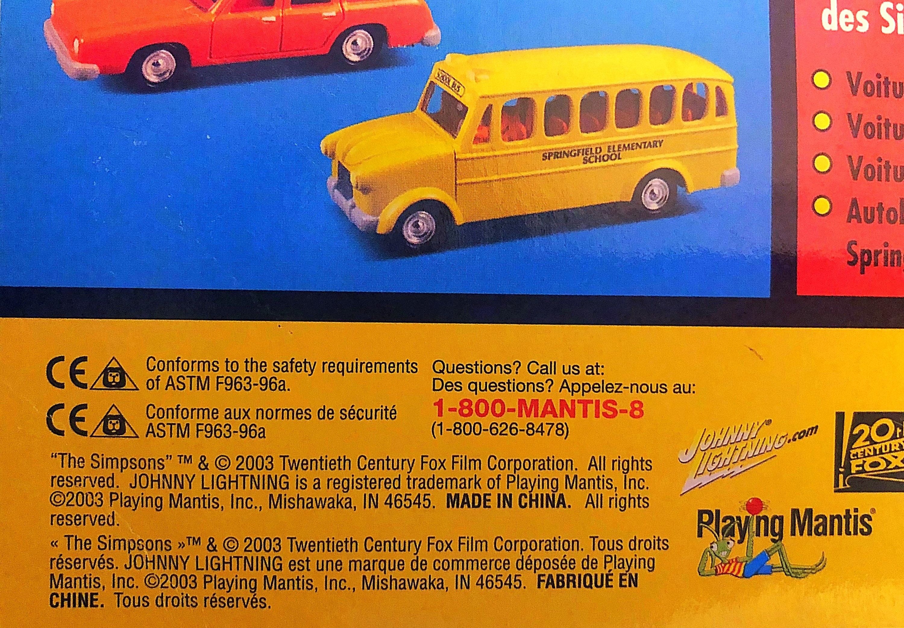 The Simpsons (2003) Johnny Lightning, Collectible, 1/64 Scale, Die-cast ...