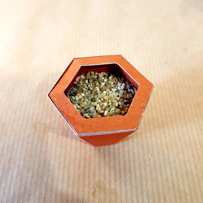 Paper Planter for Paper Plant SVG and PDF Template Paper Pot | Etsy