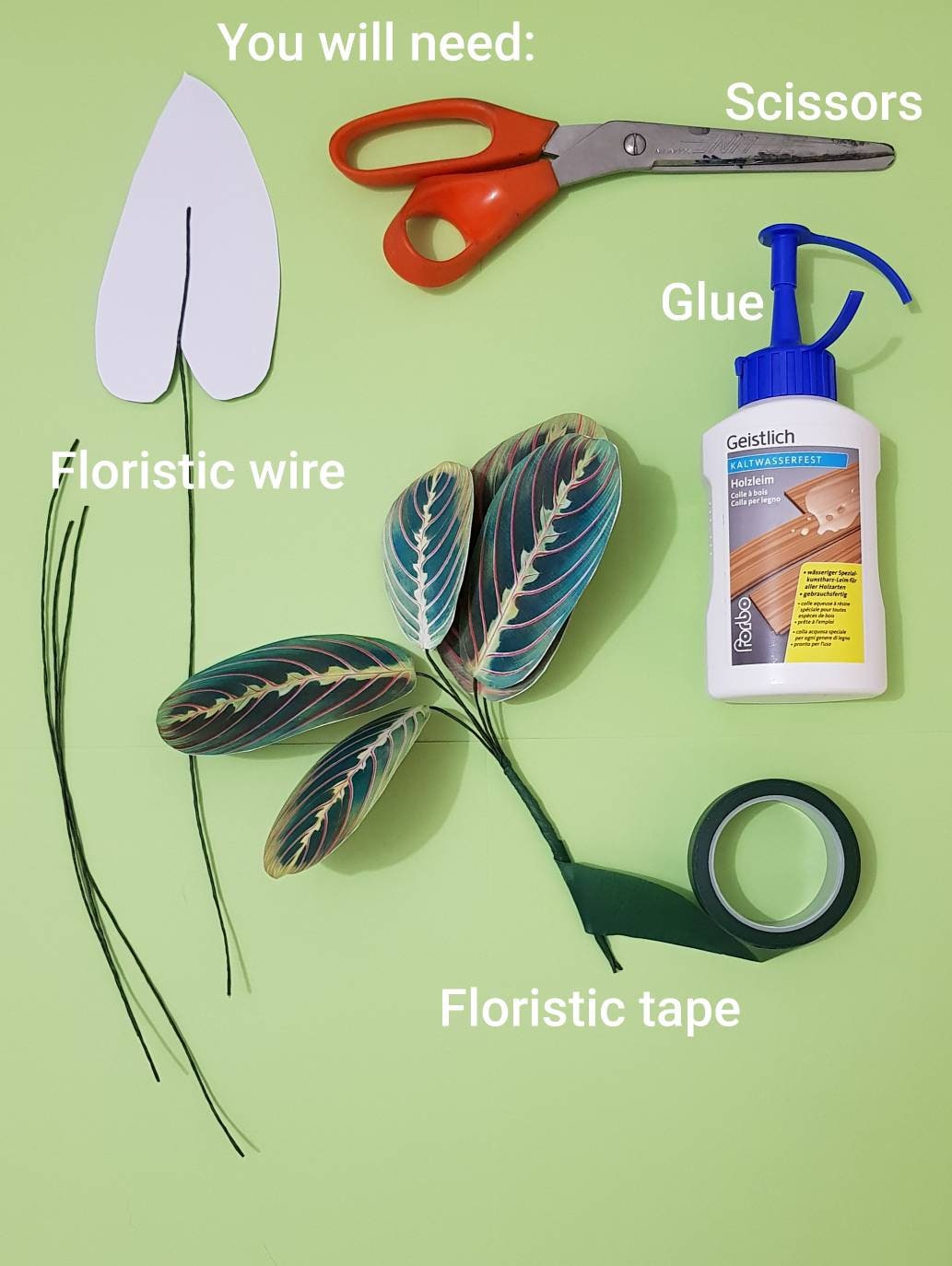 Fake Plant Faux Plant Paper Plant Paper Plant Template DIY - Etsy