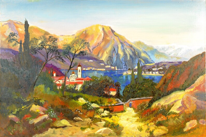 Landscape, Northern Italy. - Etsy
