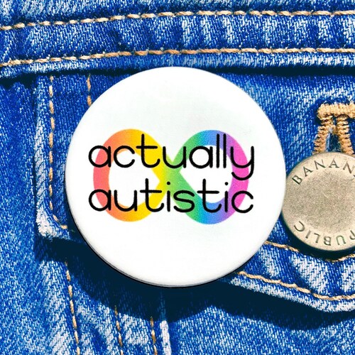 Actually Autistic Patches / Autism Pride - Etsy