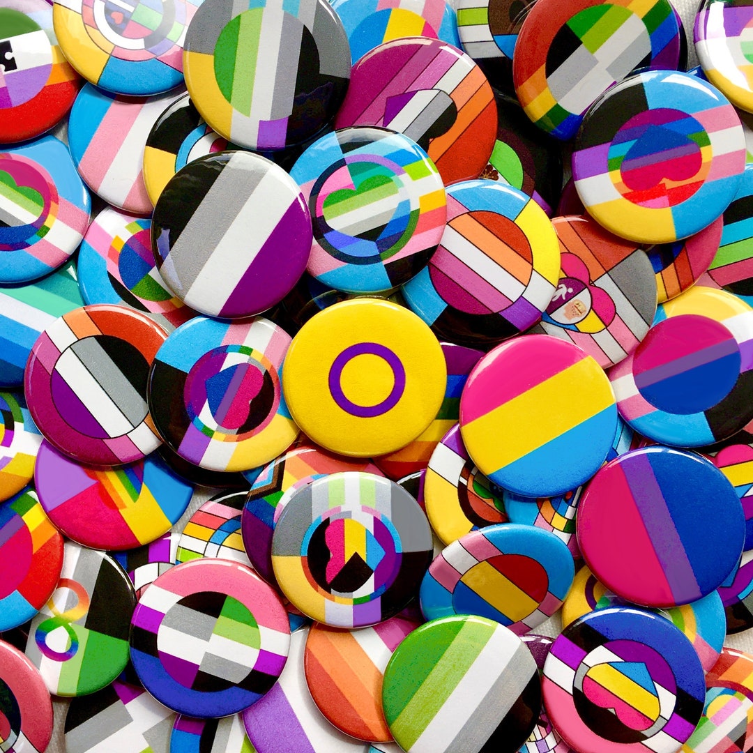 Custom Pride Flag Button | LGBTQ Pride - Etsy