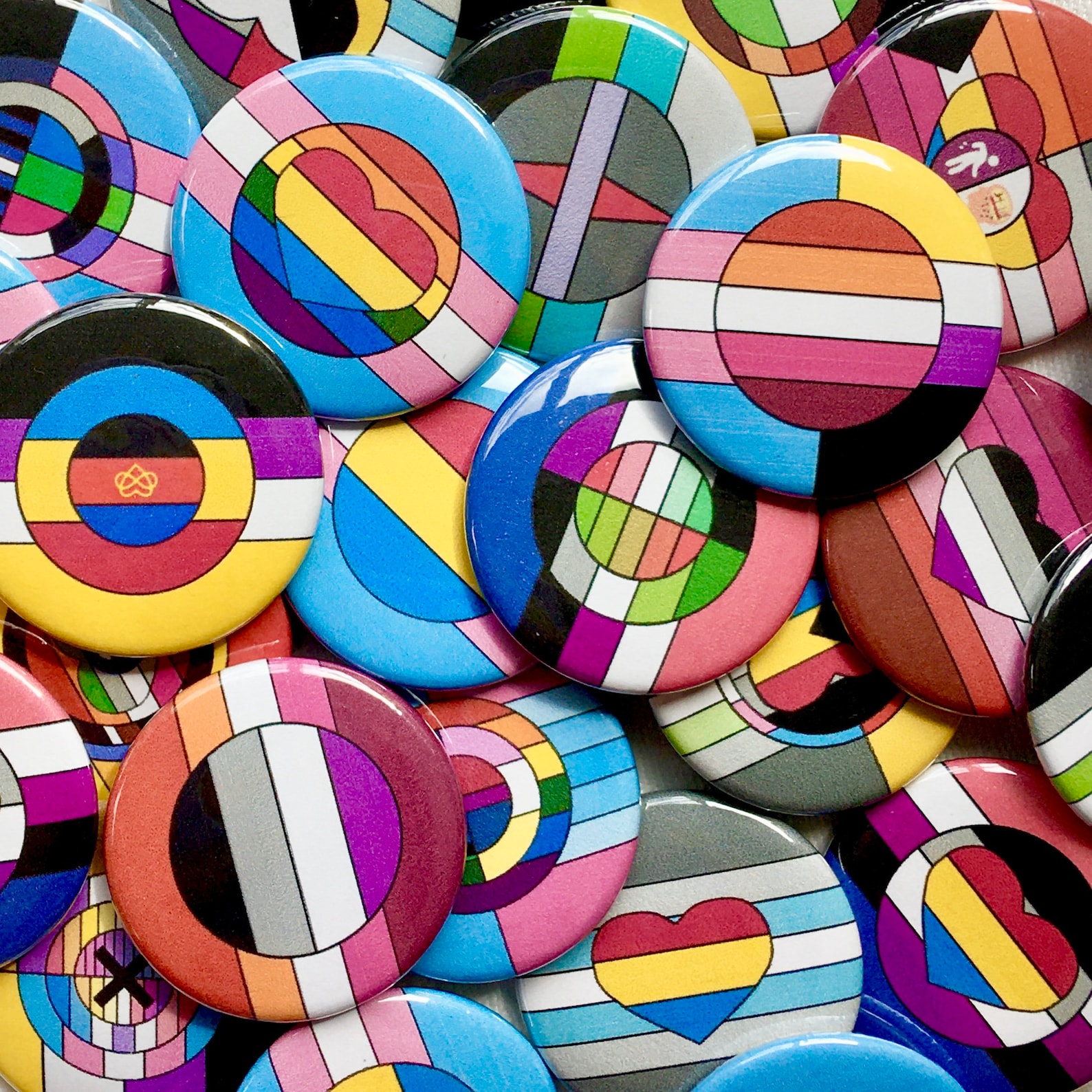 Custom Pride Flag Button LGBTQ Pride - Etsy