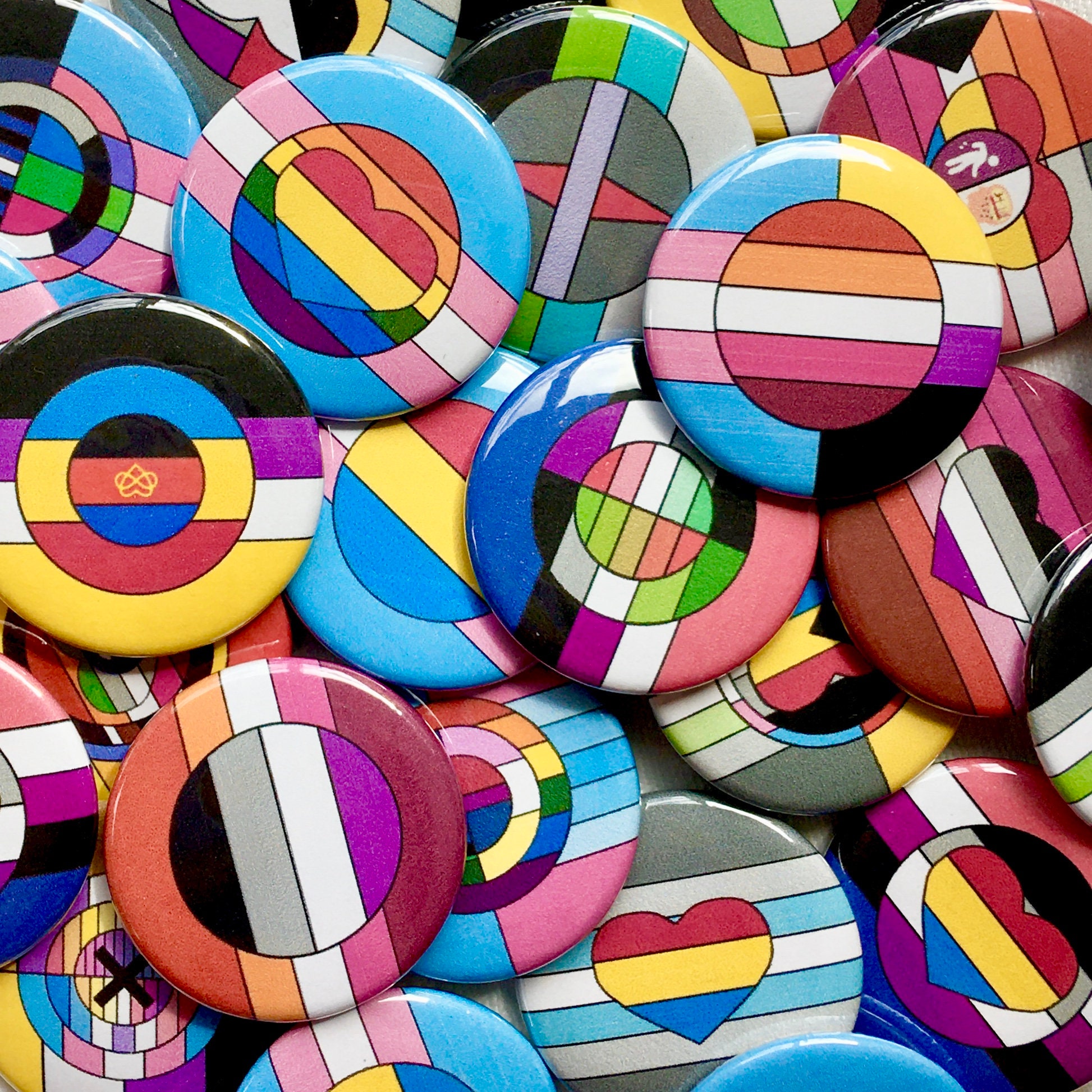 Custom Pride Flag Button // LGBTQ Pride | Etsy Canada