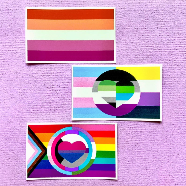 Custom Pride Flag Sticker // LGBTQ Pride - Etsy