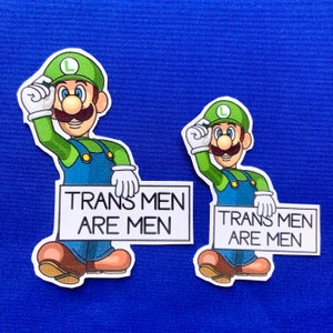 Queer Mario Party Stickers | LGBTQ Transgender Pride Nintendo Sticker ...