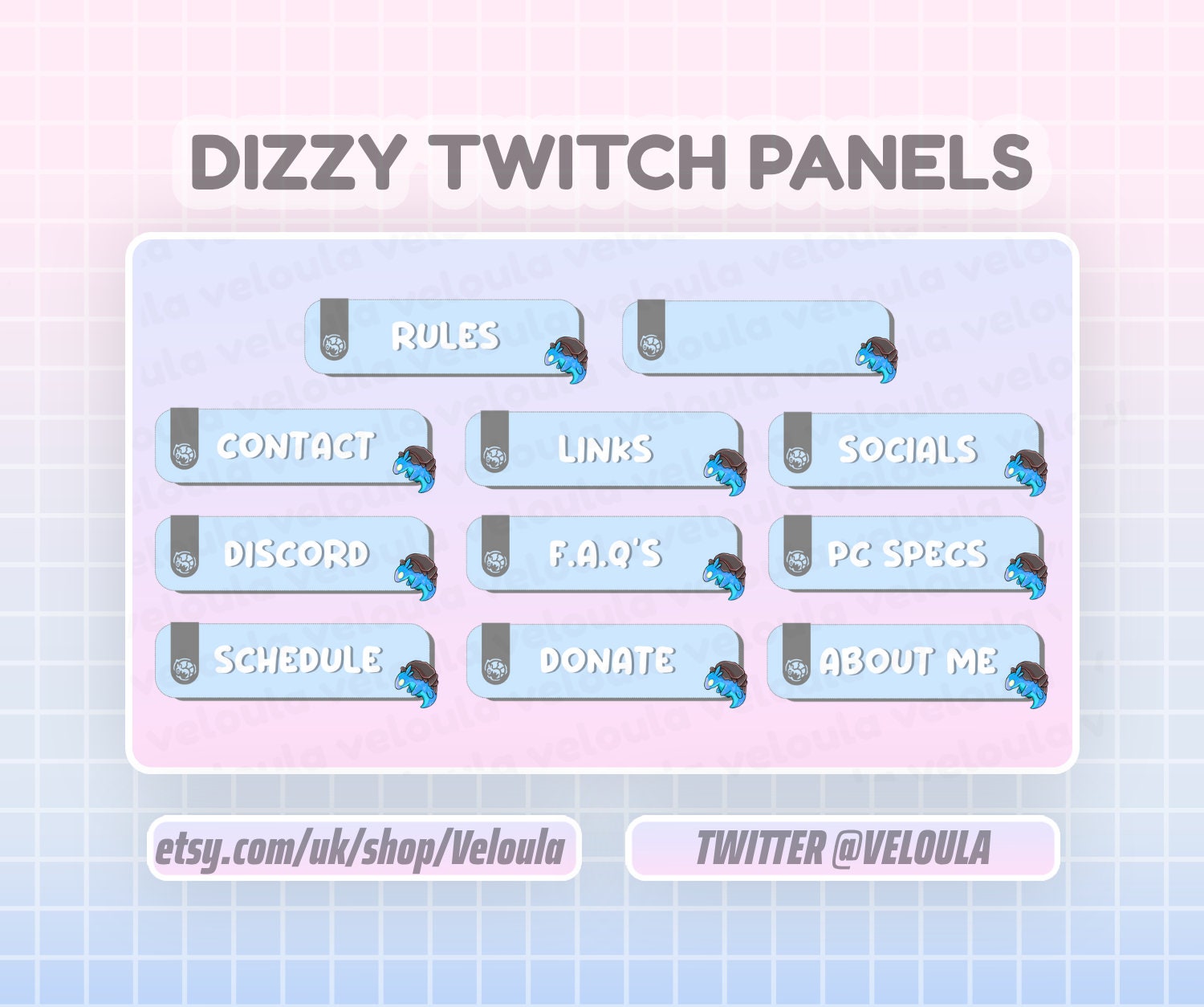 44 X VALORANT TWITCH PANELS! Gekko Creatures, Cute and Kawaii Assets ...