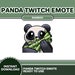 Bamboo Panda Bear Twitch Emote INSTANT DOWNLOAD Kawaii Twitch Emotes ...