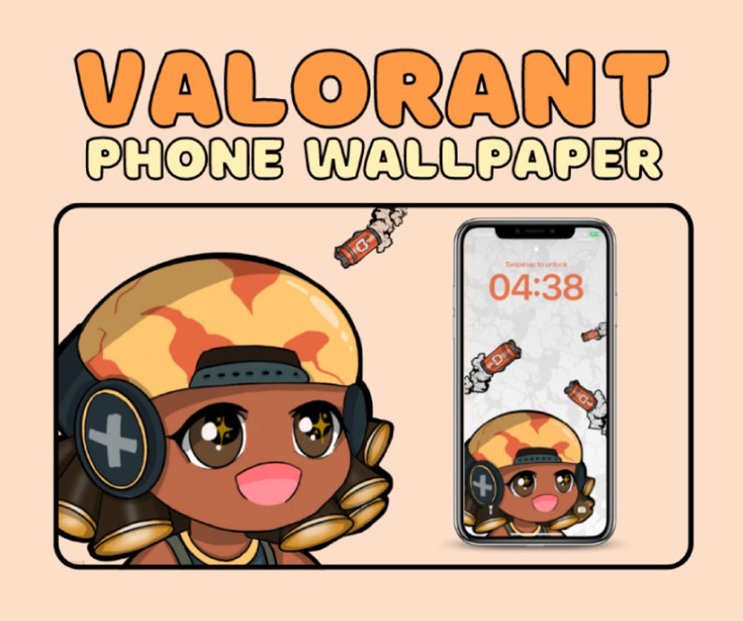 Raze Chibi VALORANT Fond d'écran de téléphone - Etsy France