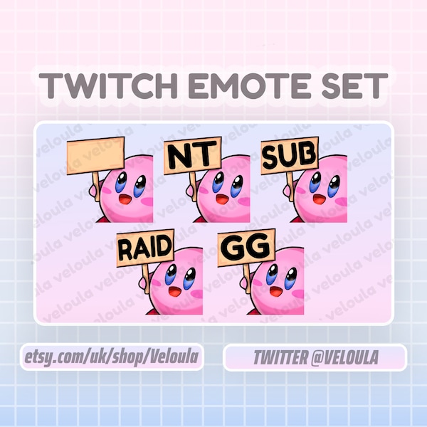 Blank Twitch Emotes - Etsy