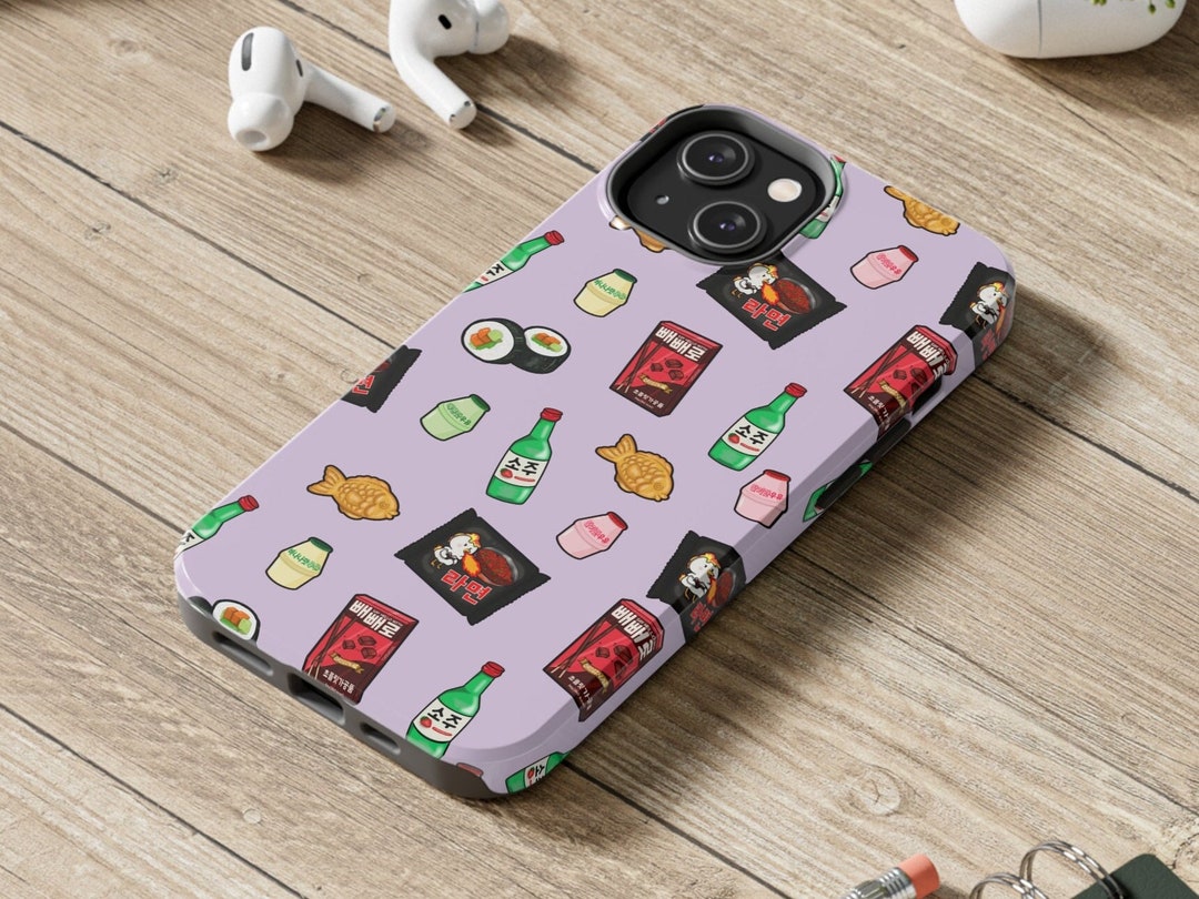 Korean Snack iPhone Case | Lilac | Hard Phone Case | Asian Food Soju ...