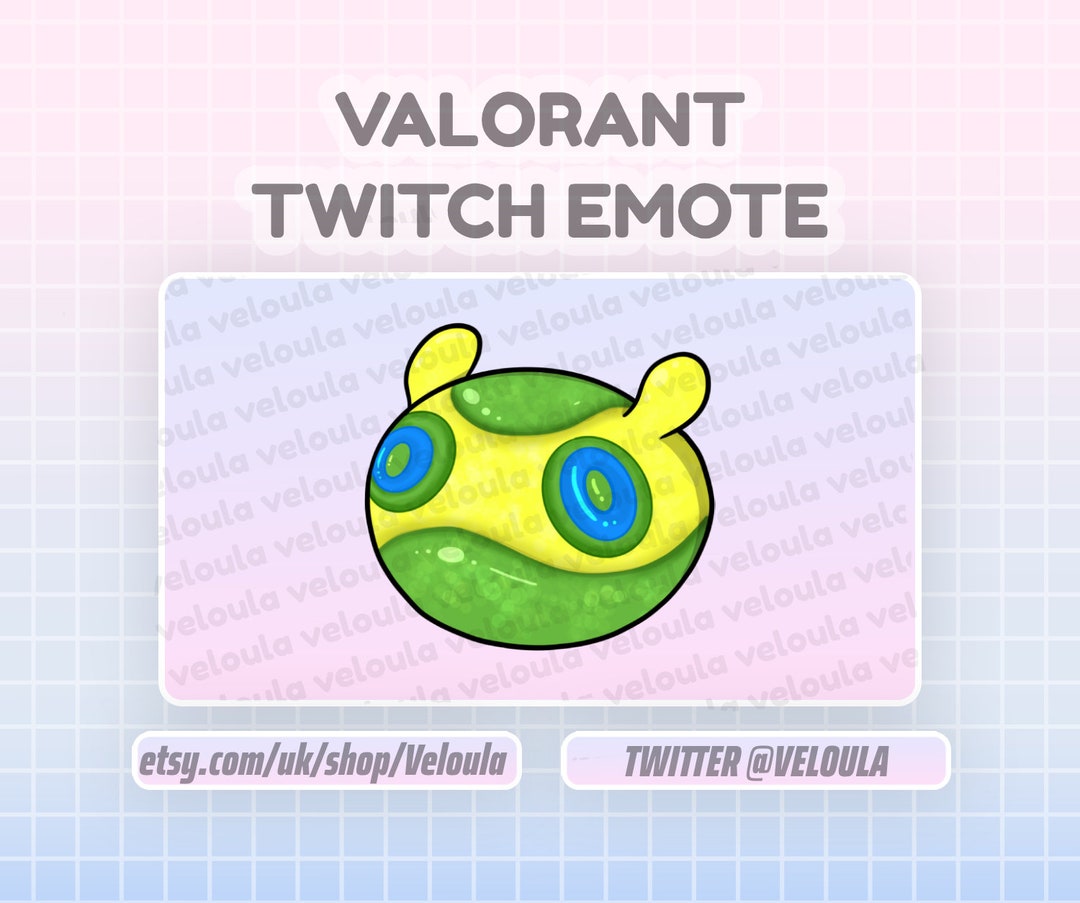 VALORANT Mosh Twitch Emote - Twitch, Discord, Youtube Streamers - Etsy