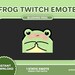 Blushing Frog Twitch Emote, Kawaii Stream Overlay (digital Download) - Etsy