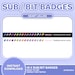 16 Heart Lolly Twitch Badges | Kawaii Cheermotes (instant Download) - Etsy