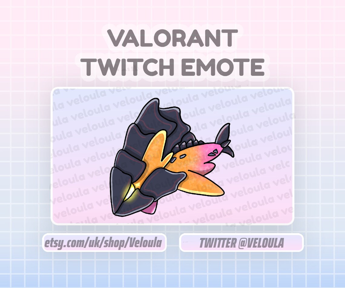 VALORANT Thrash Twitch Emote - Twitch, Discord, Youtube Streamers - Etsy