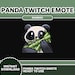 Bamboo Panda Bear Twitch Emote INSTANT DOWNLOAD Kawaii Twitch Emotes ...