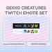 4 X VALORANT Gekko Creatures Emote Set - Twitch, Discord, Youtube ...