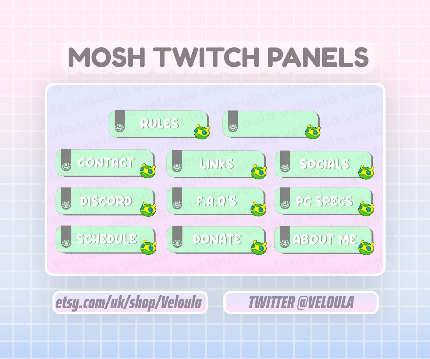 44 X VALORANT TWITCH PANELS! Gekko Creatures, Cute and Kawaii Assets ...