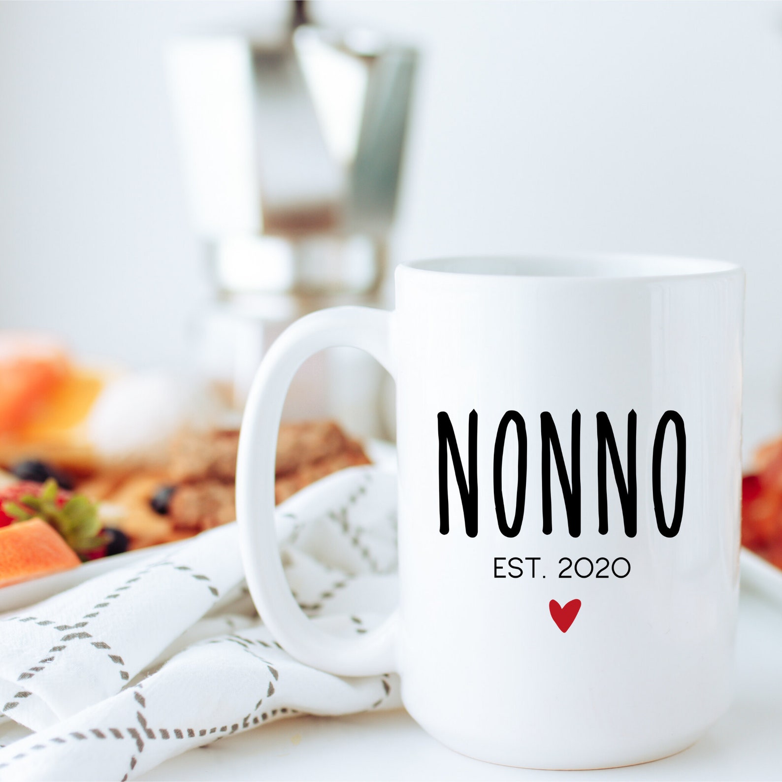 Custom Nonna & Nonno Mug Set italian Nonna Mug Italian Nonno | Etsy
