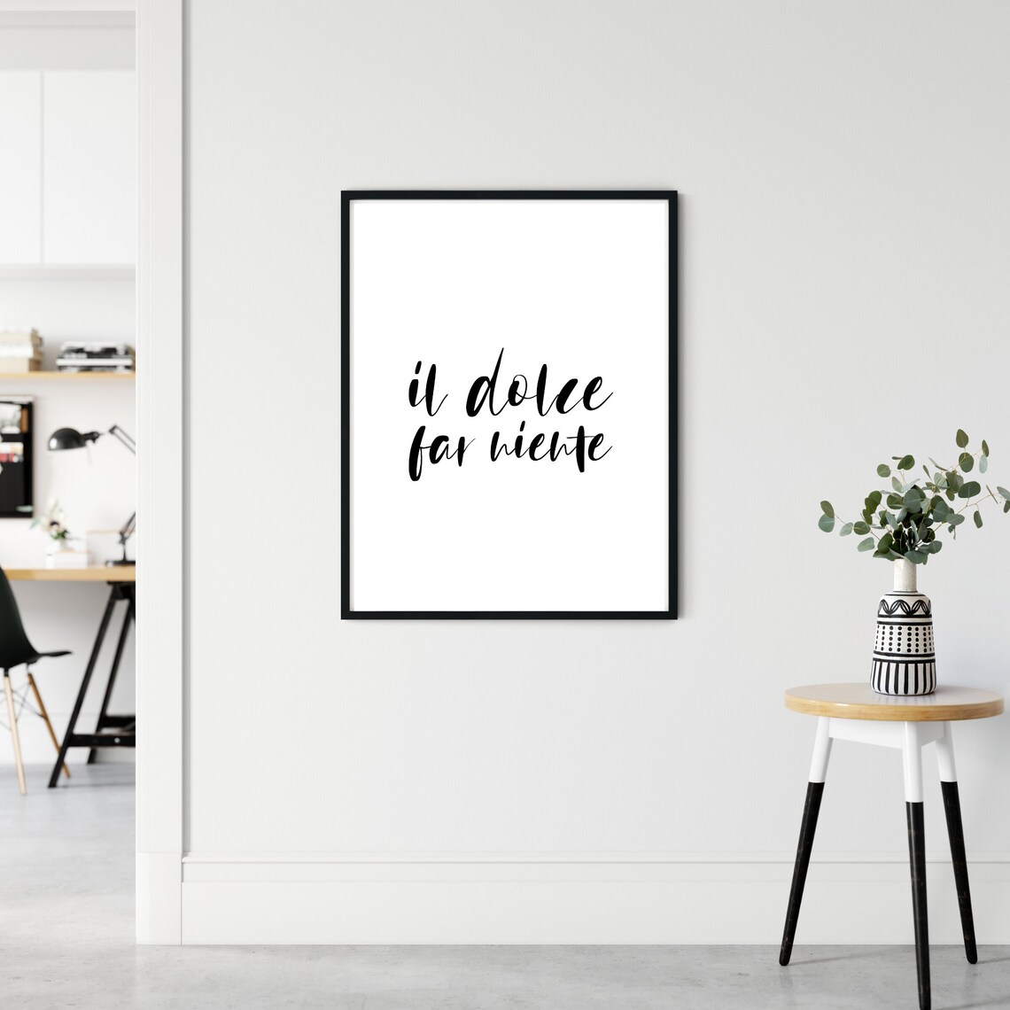 Il Dolce Far Niente Art Print Rome wall art Italy Lovers | Etsy