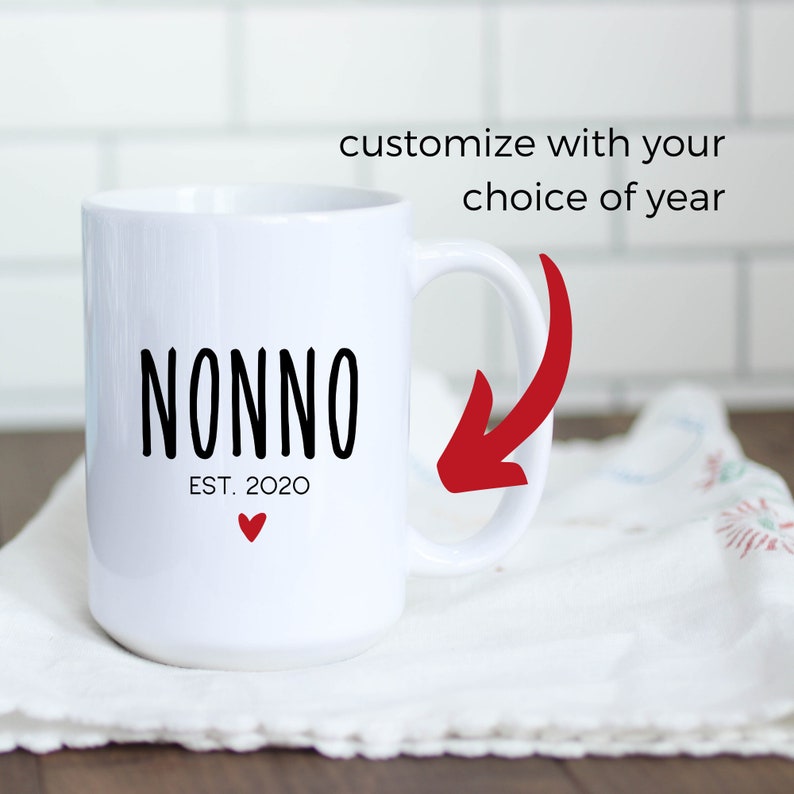 Custom Nonna & Nonno Mug Set italian Nonna Mug Italian Nonno | Etsy