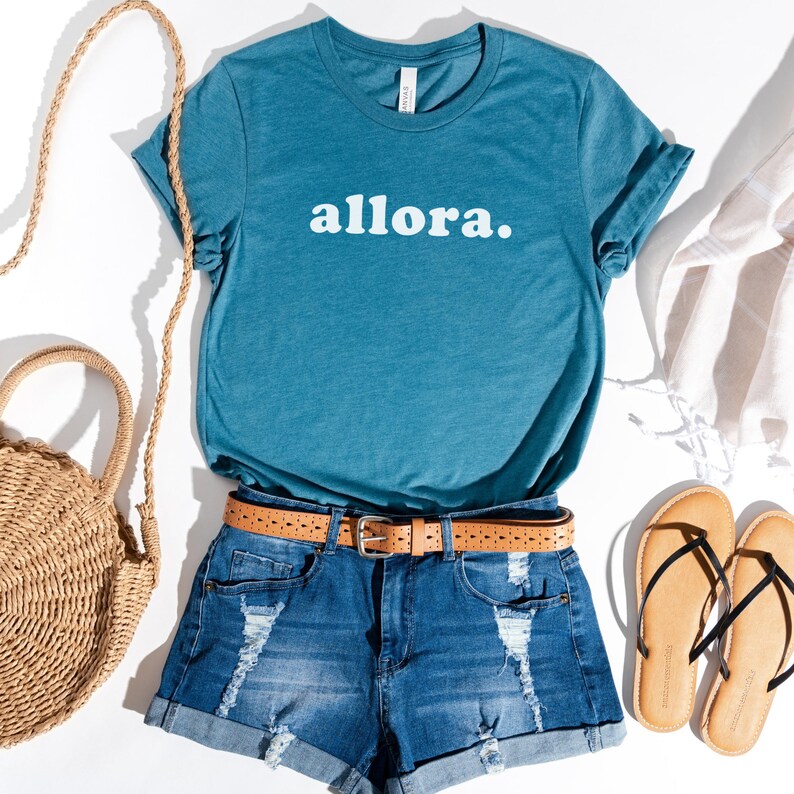 Italy T-shirt Allora Italian Word Gift for Italy Lover Cute Italian Tee ...