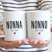 Custom Nonna & Nonno Mug Set italian Nonna Mug Italian Nonno - Etsy