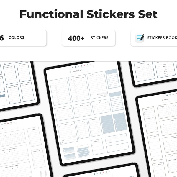 Functional Stickers - Etsy