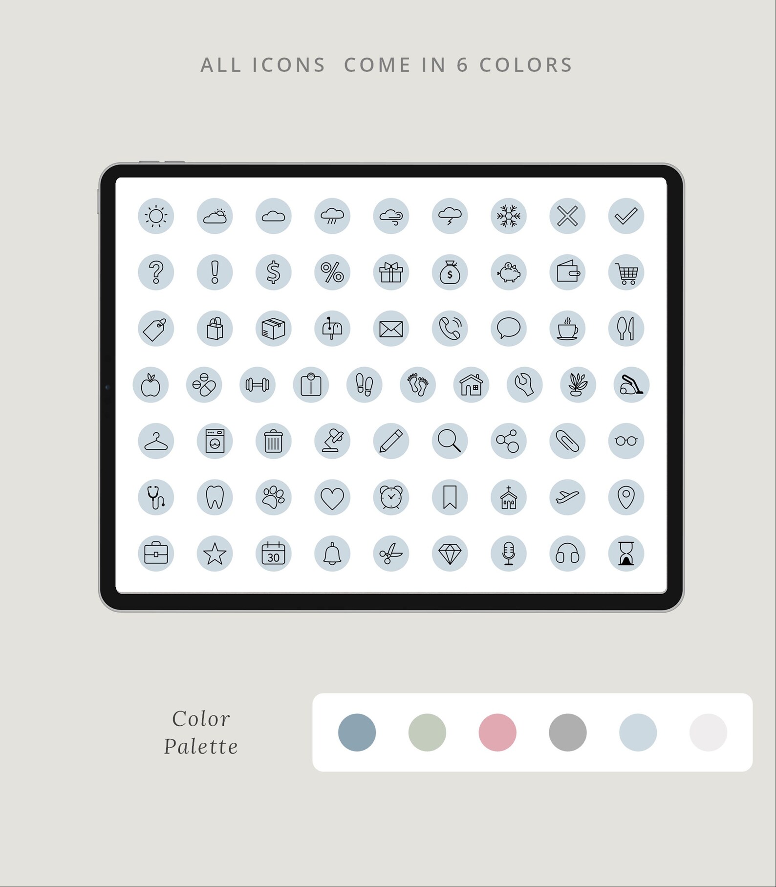 Digital Stickers Icon Pack for GoodNotes Digital Icon | Etsy