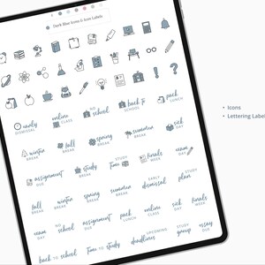 Digital Stickers Student Stickers Pack for Goodnotes | Etsy Hong Kong