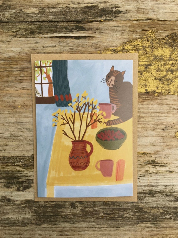 Let's Have Tea Greeting Card - Etsy