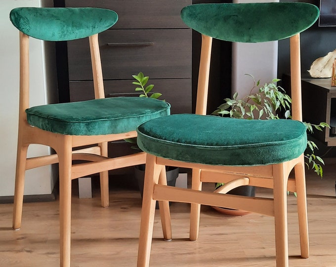 Vintage Polish Mid-century Chair Type 200-190 Designed in - Etsy