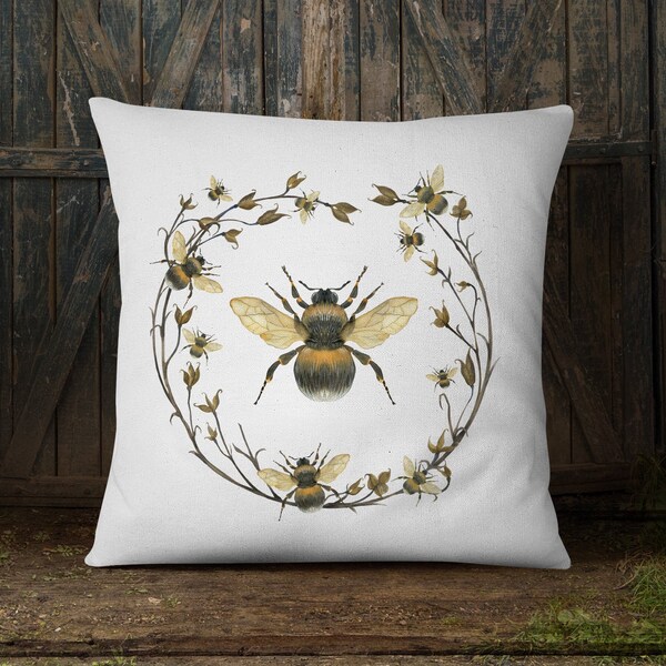 Bee Pillow - Etsy