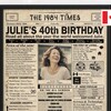 90th Birthday Newspaper Poster, Printable 90th Birthday Party Décor ...