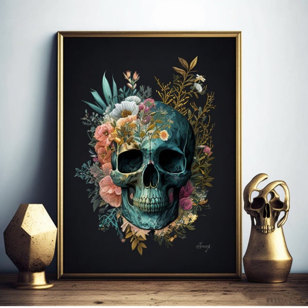 Sugar Skull Poster - Etsy