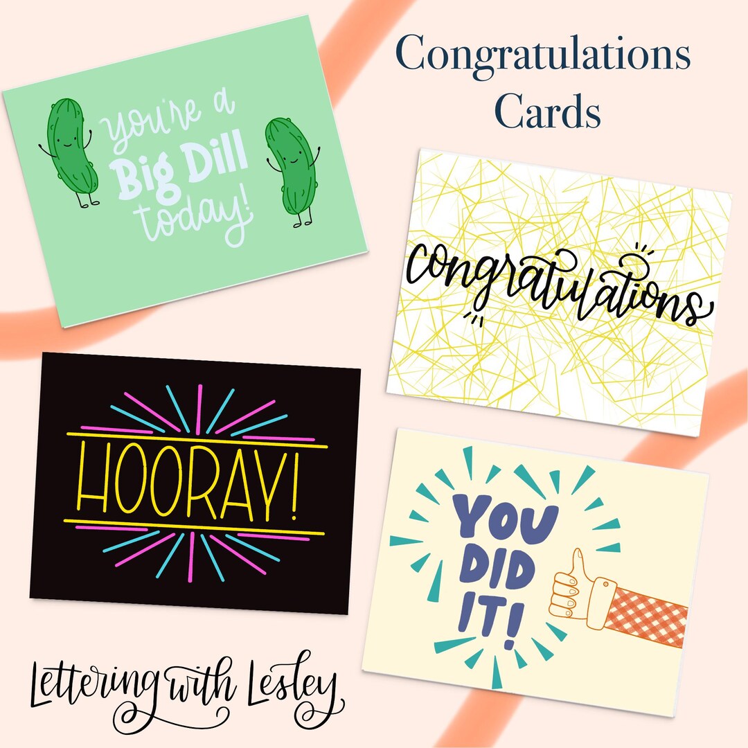 Congratulations Cards - Etsy
