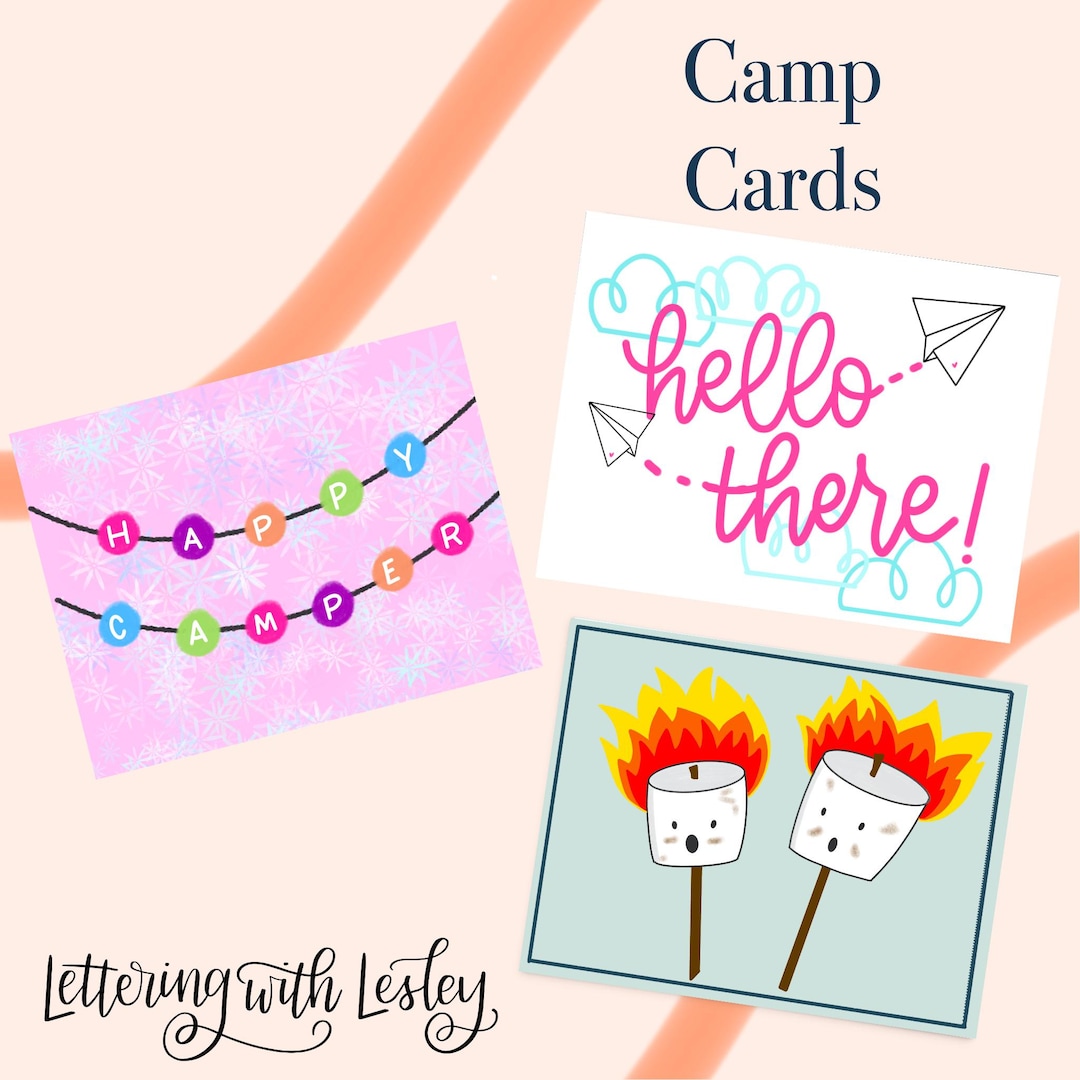 Personalized Camp Card: Handwritten Mail for Happy Campers - Etsy