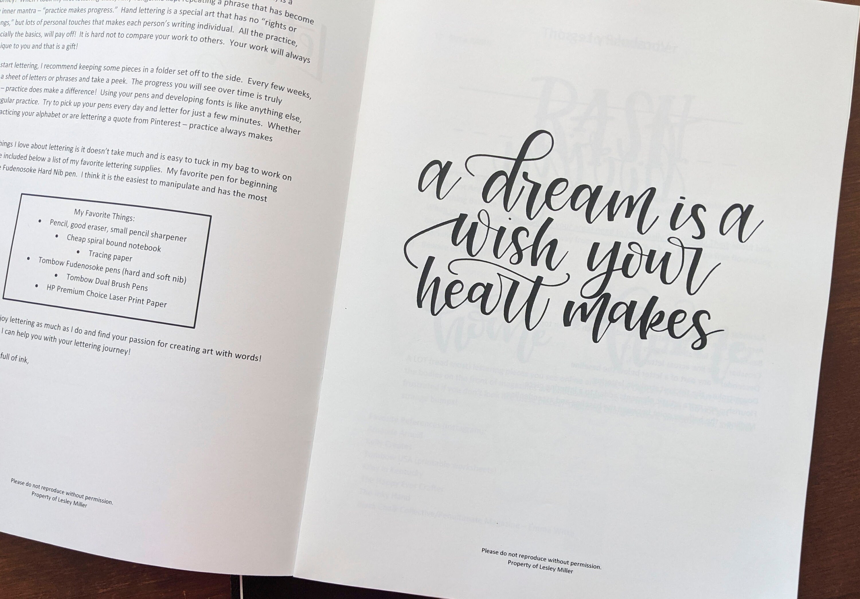 Beginner Hand Lettering Class Digital Access Pass - Etsy