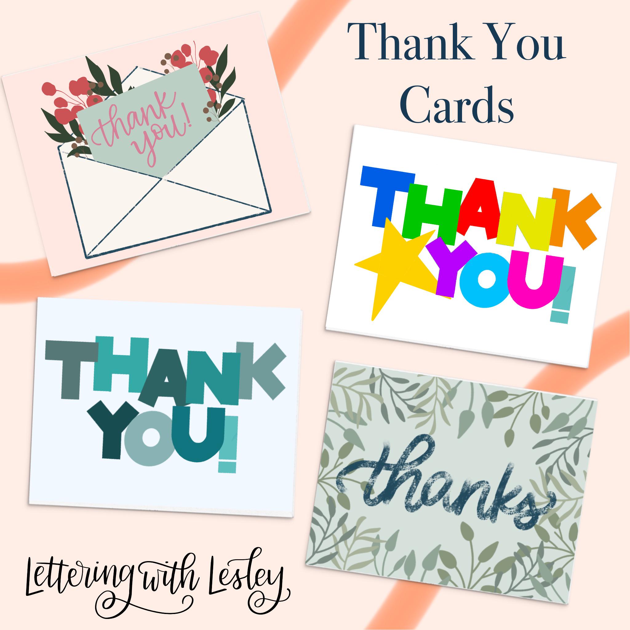 Thank You Cards - Etsy