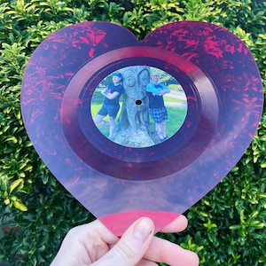 Red Heart Shape Vinyl Record - Etsy