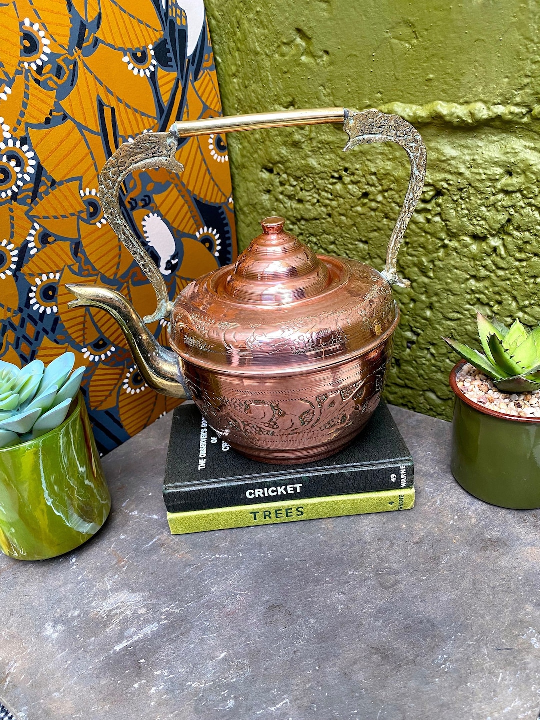 Vintage Copper Kettle or Copper Tea Pot or Tea Kettle - Etsy