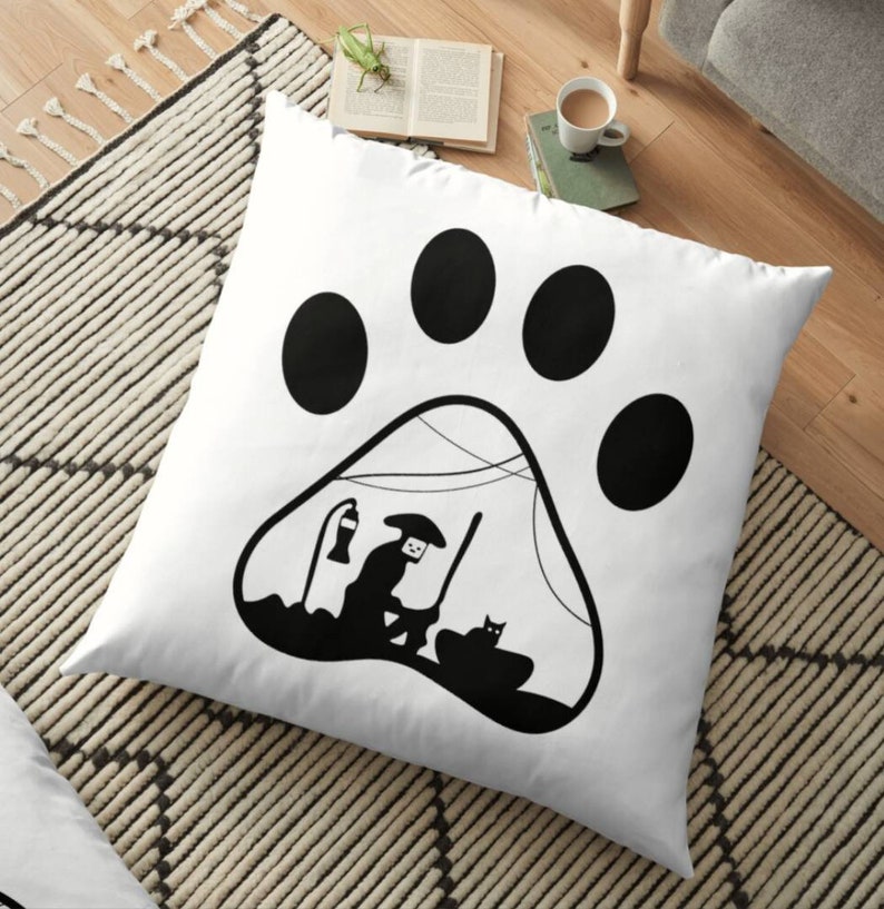 Stray Print for T-shirt Cup Shopper Etc Momo Minimalist - Etsy