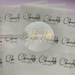 Real Foil Round Stickers Personalized Round Labels Perfect - Etsy