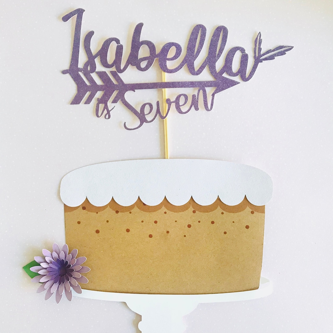 Boho Chic Cake Topper for a Boho Vintage Decoration. Bohemian Birthday ...