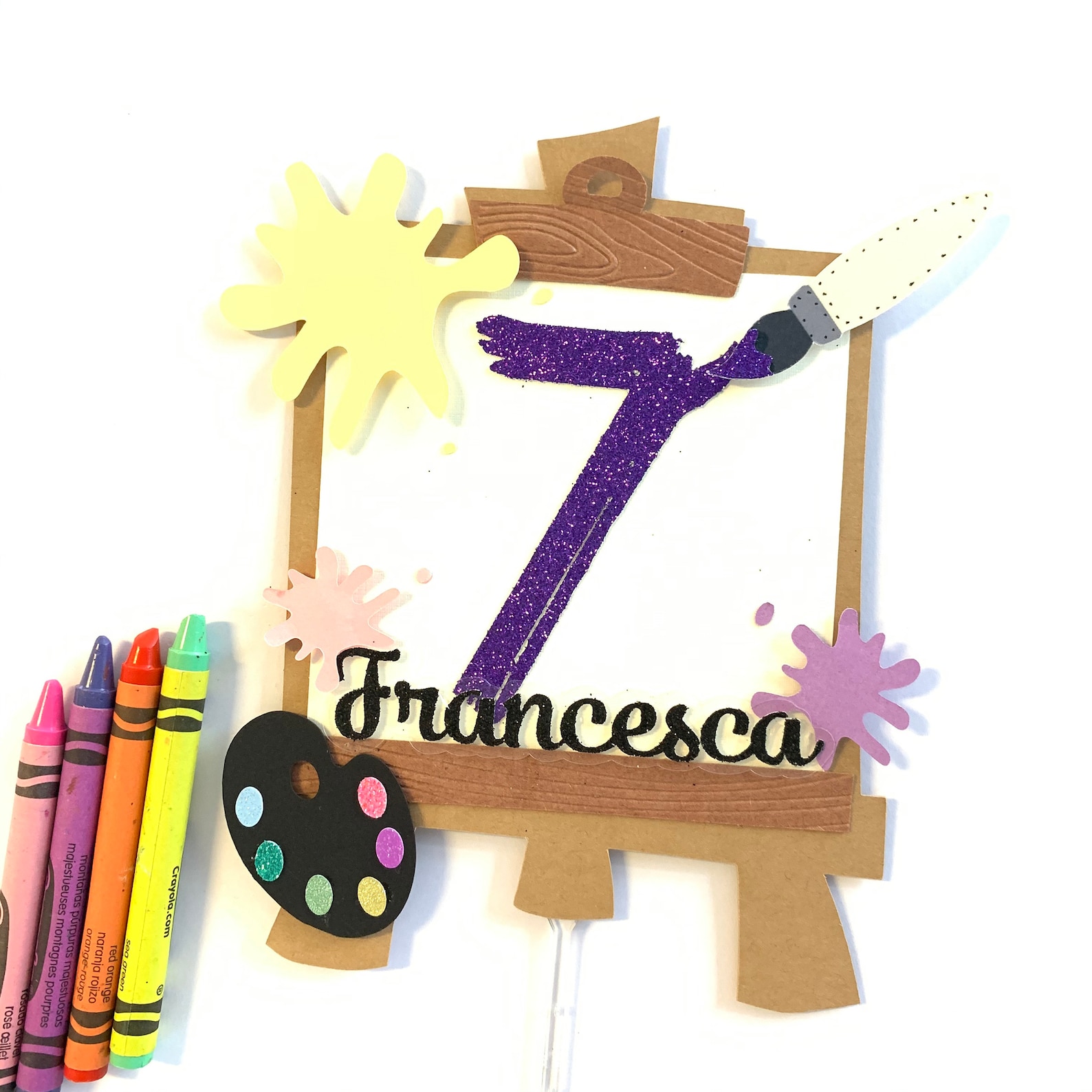 Painting Cake Topper Art Cake Topper Perfect for a Painting | Etsy