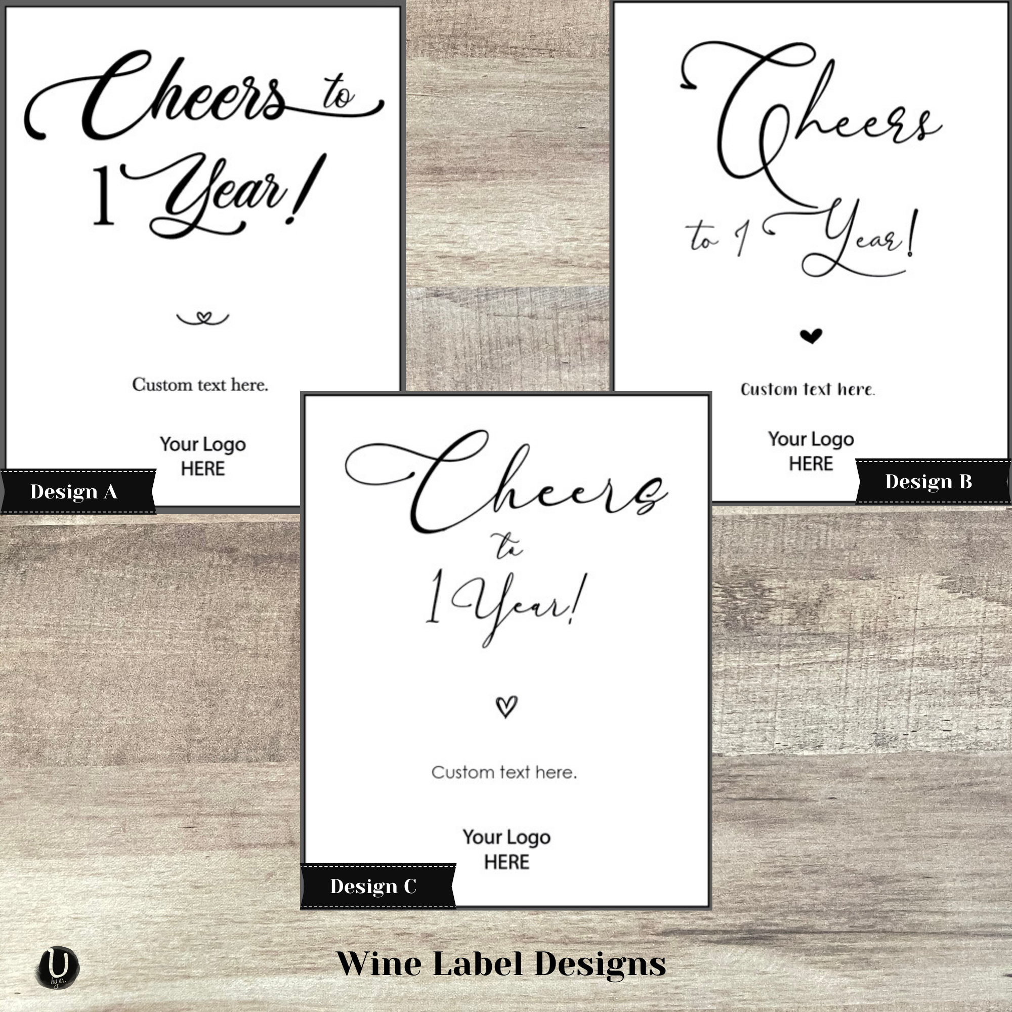 Foiled Wine Labels. Anniversary Wine Label. Wedding Wine Label. Cheers ...