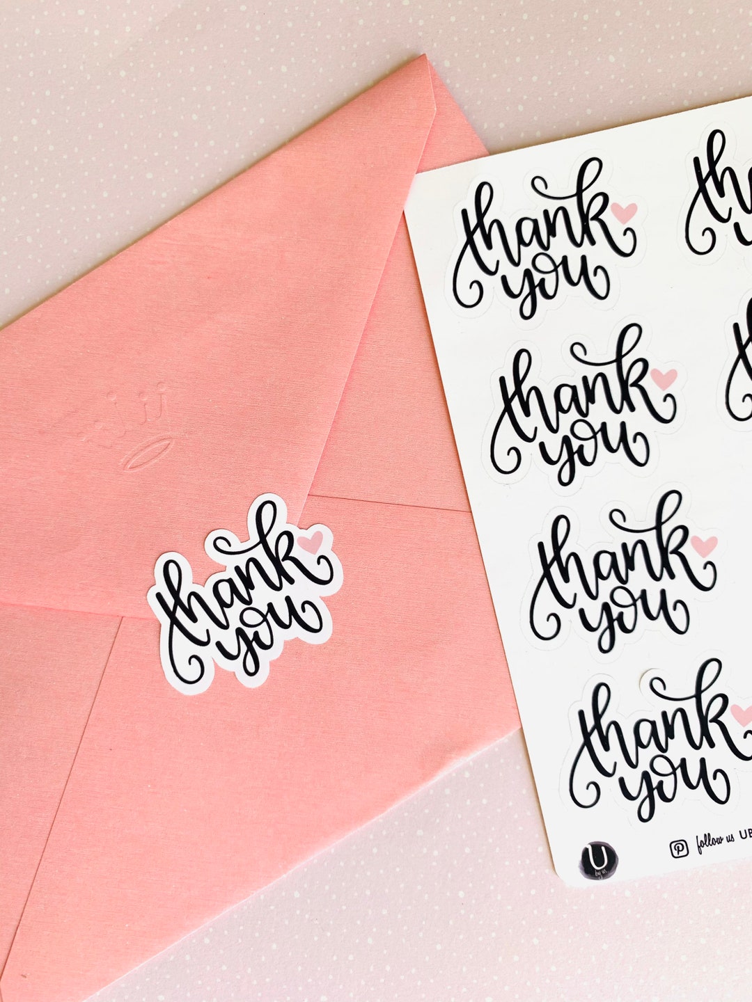 Clear Thank You Stickers, Packaging Stickers for Small Business, Thank ...