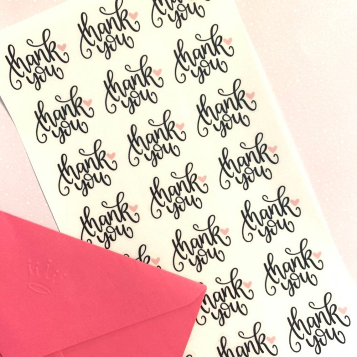 Clear Thank You Stickers Packaging Stickers for Small | Etsy