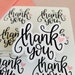 Clear Thank You Stickers Packaging Stickers for Small - Etsy