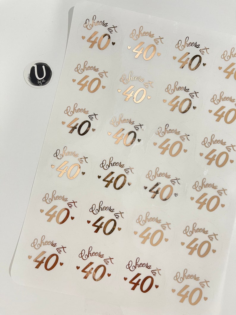 Real Foil Round Stickers: Personalized Wedding Favor Stickers - Etsy